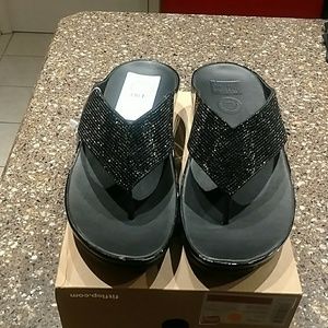 Fitflop | Shoes | Fitflop Crystal Thong Sandal | Poshmark